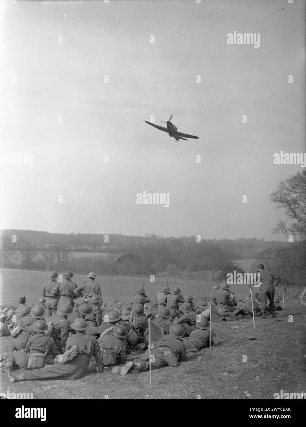 THE BRITISH ARMY IN THE UNITED KINGDOM 1939-45 - An RAF Boulton Paul ...