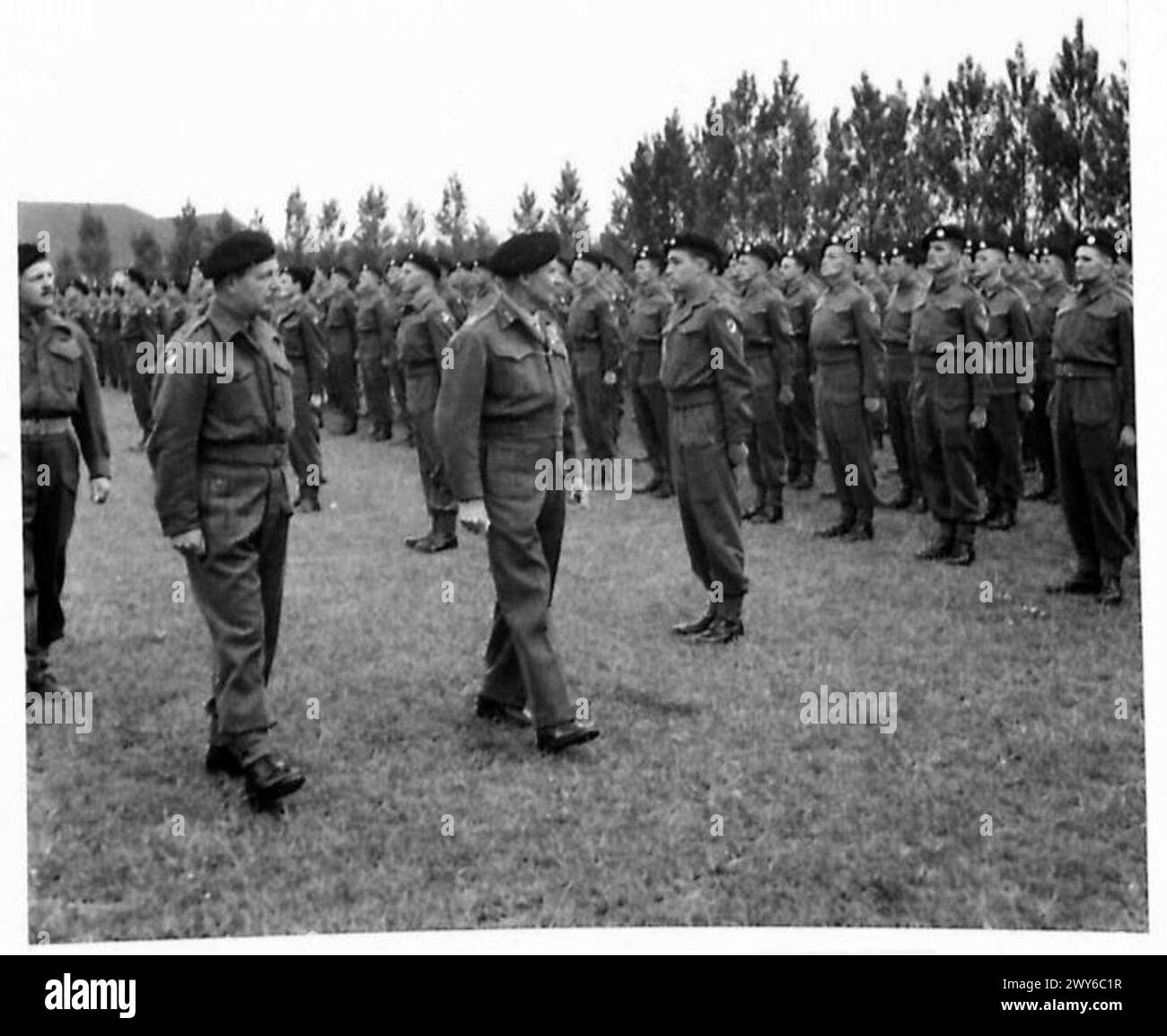 The Commander-in-Chief inspects the 3rd Battalion Grenadier Guards ...