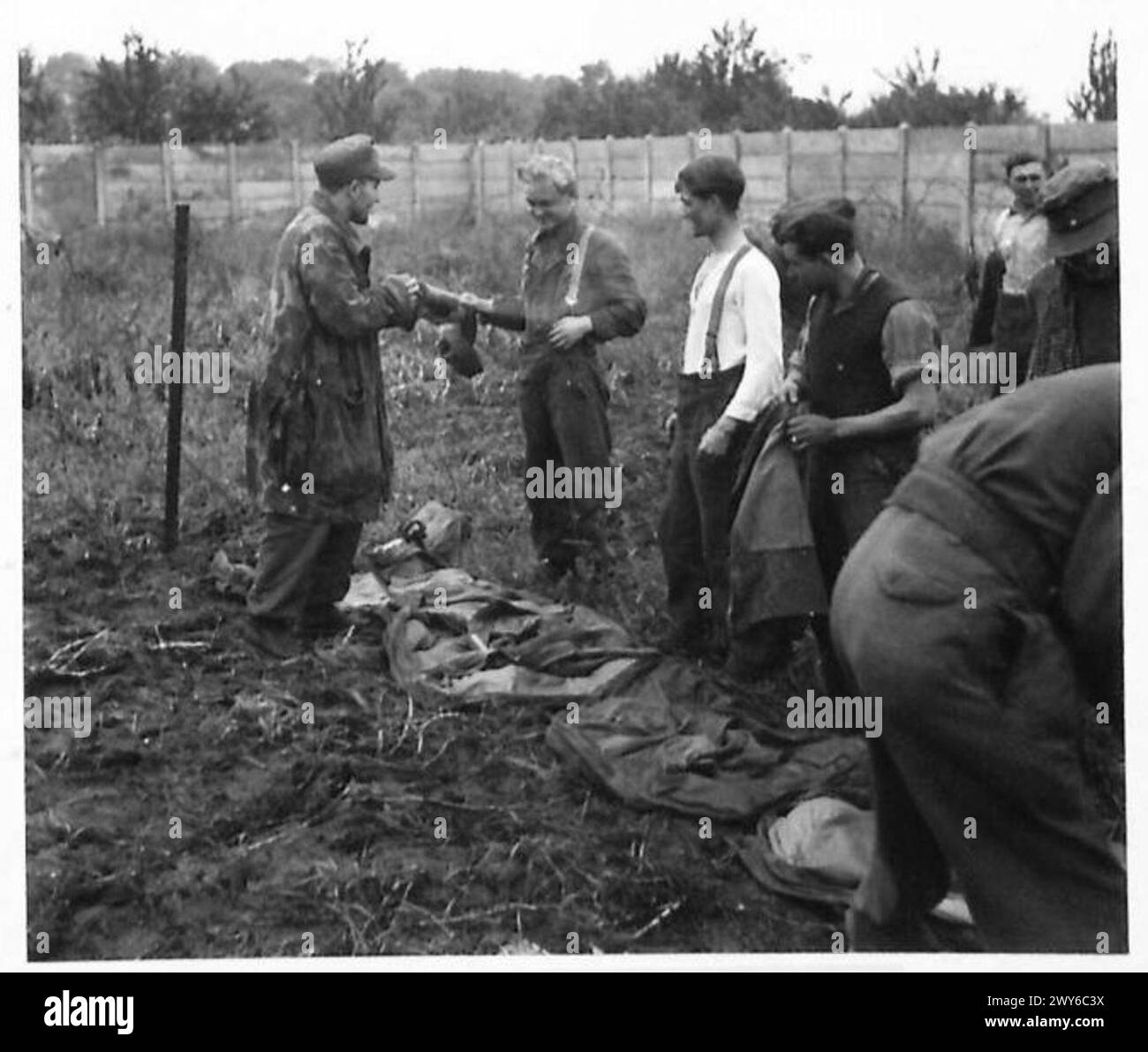BIG ATTACK AND VARIOUS - A German prisoner sprays his comrades with ...