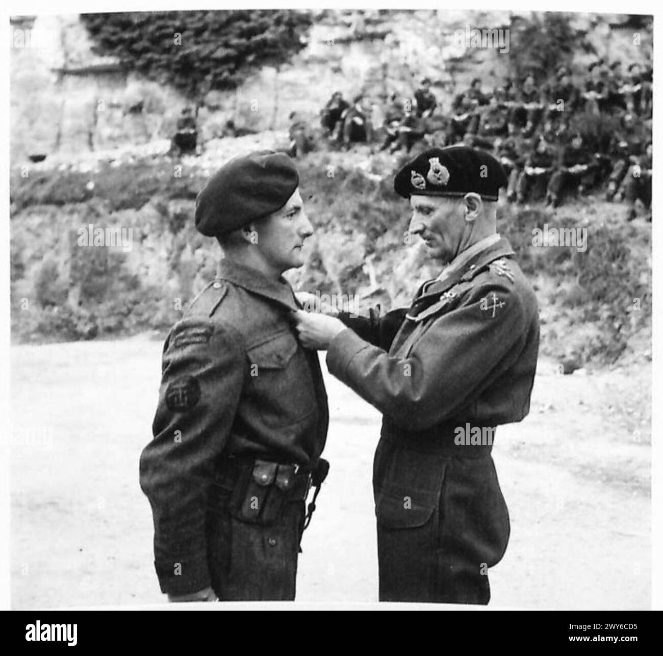 Royal marines commando 1944 Black and White Stock Photos & Images - Alamy