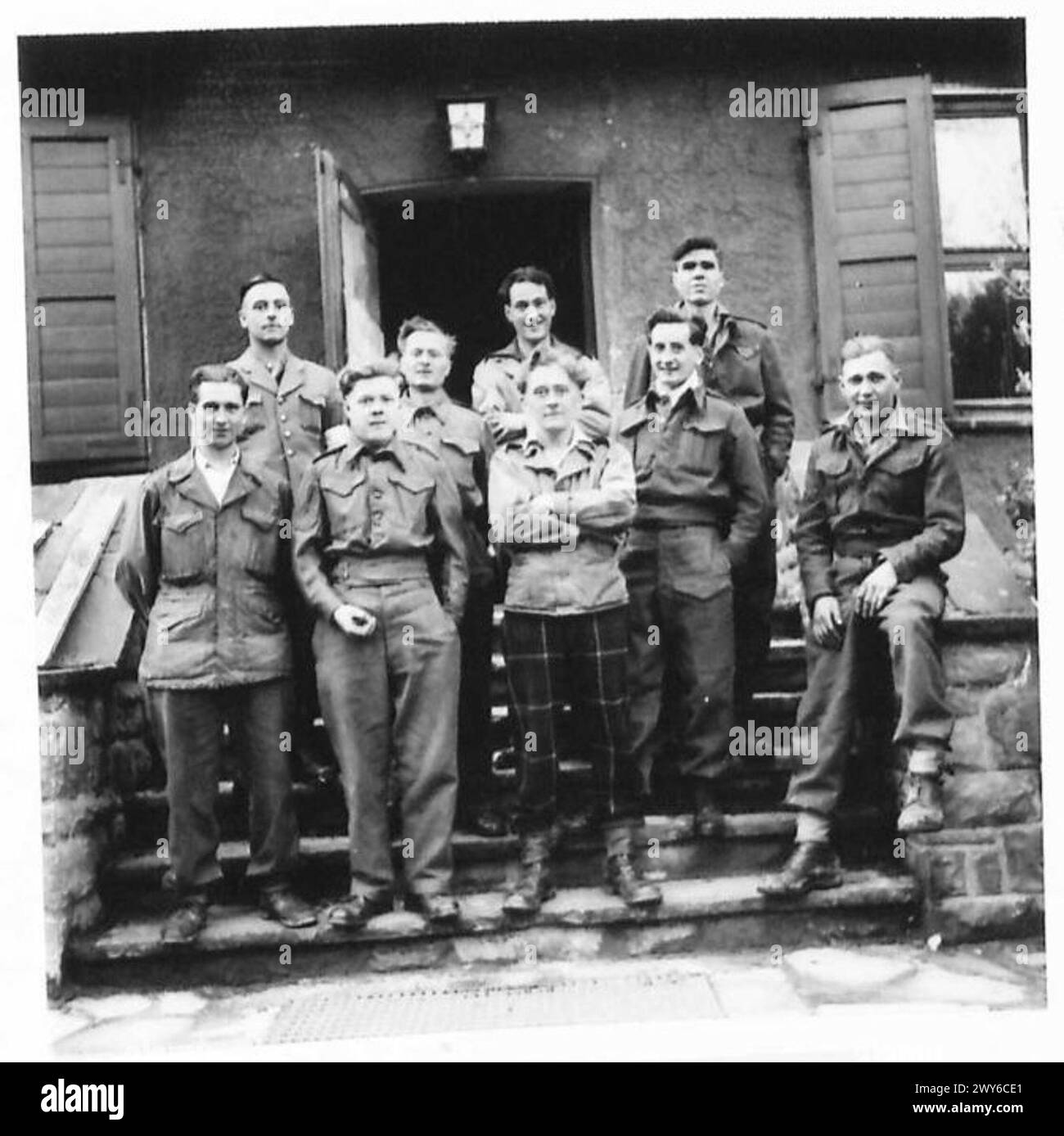 P.O.W. LIFE IN GERMANY - A group of medical orderlies who did a grand ...