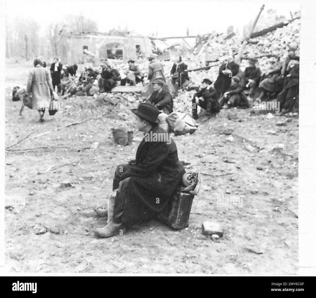 ALLIED MILITARY GOVERNMENT IN GERMANY - One of the displaced persons ...