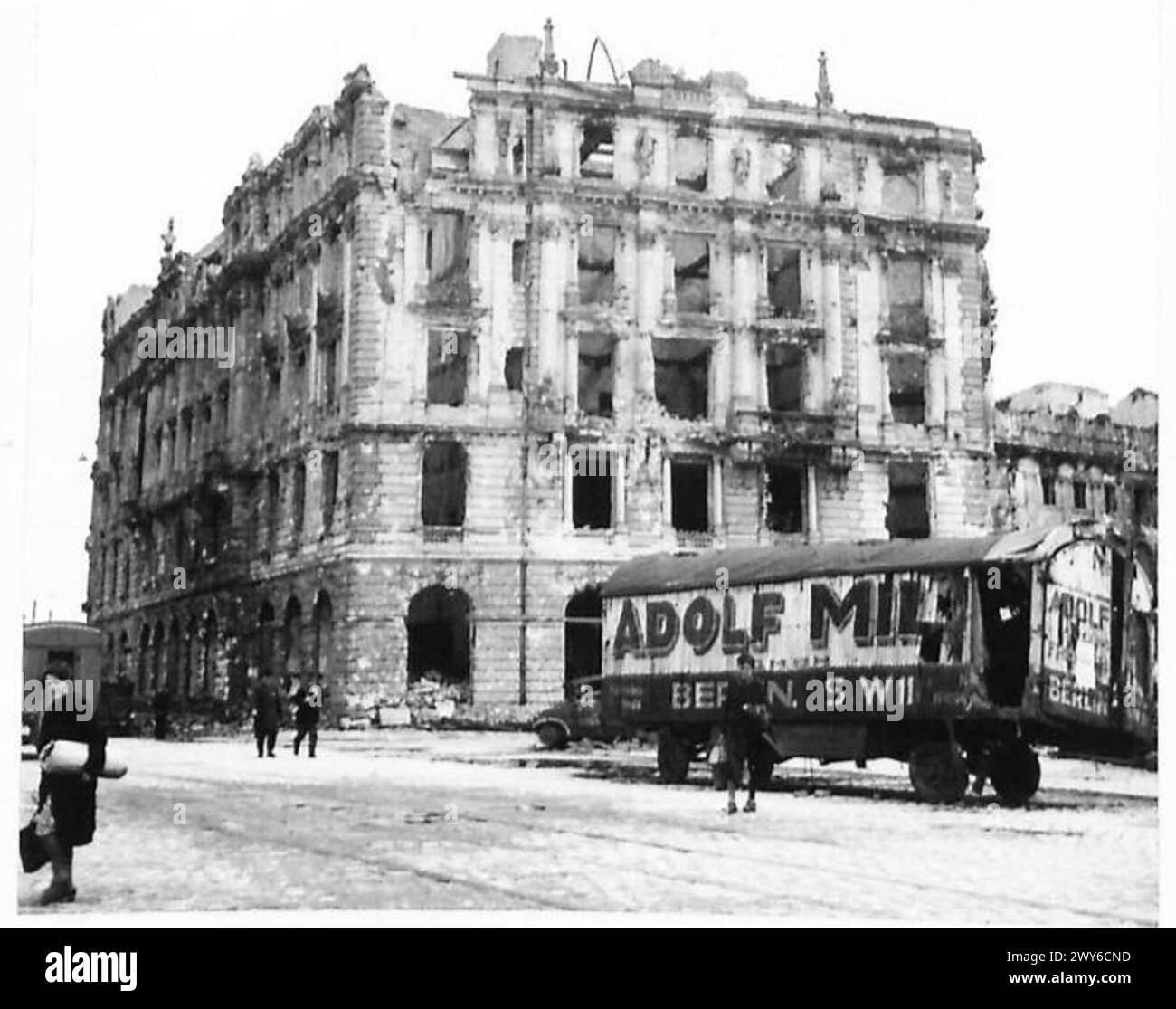 Damage remains Black and White Stock Photos & Images - Alamy