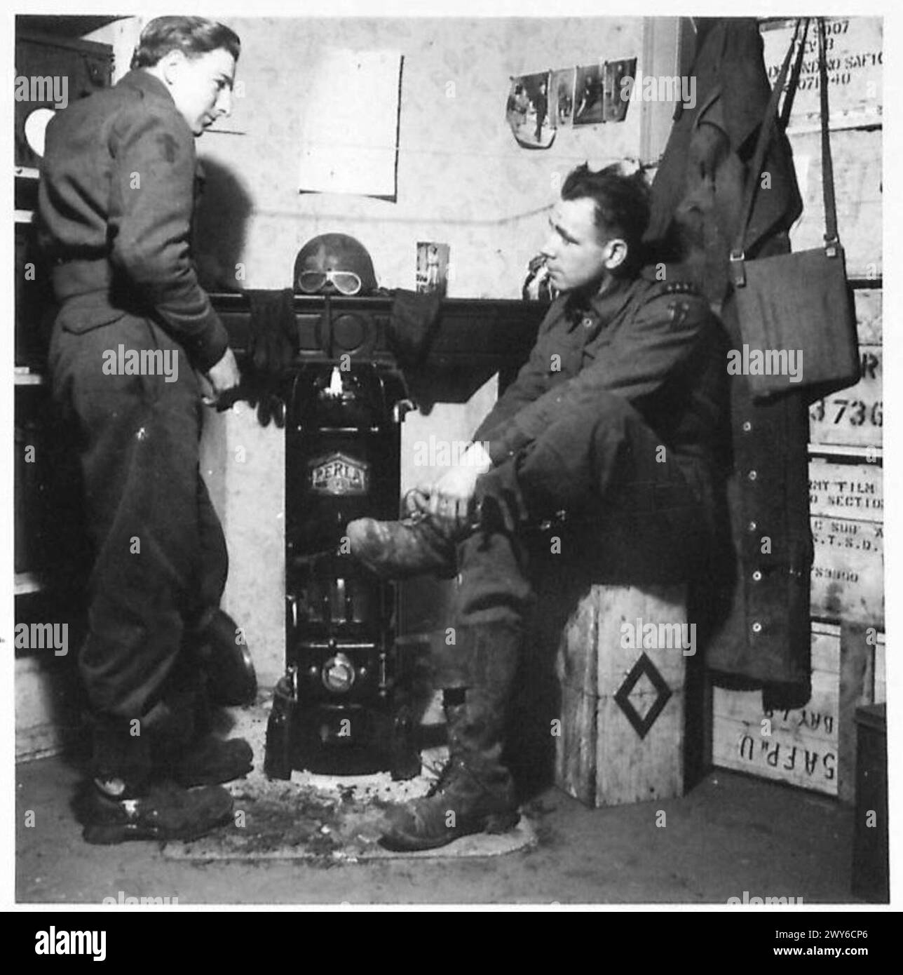 A DESPATCH RIDER'S JOURNEY IN HOLLAND - Back in his billet, he relates ...