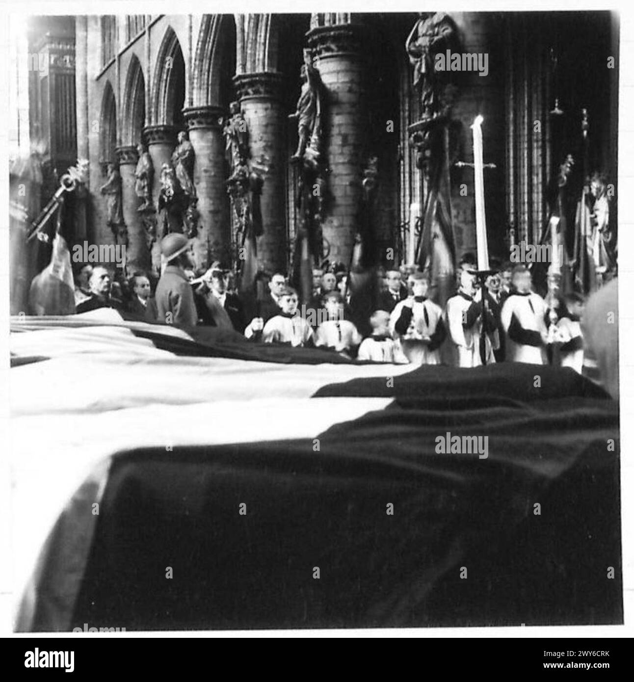 Coffins of Brussels police officers killed by German forces are placed ...