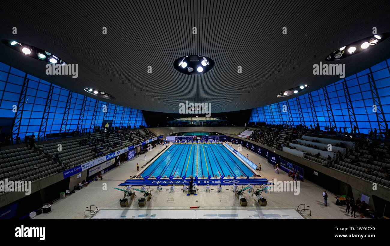 LONDON, UNITED KINGDOM. 04 April, 2024. A general view of the inside of ...