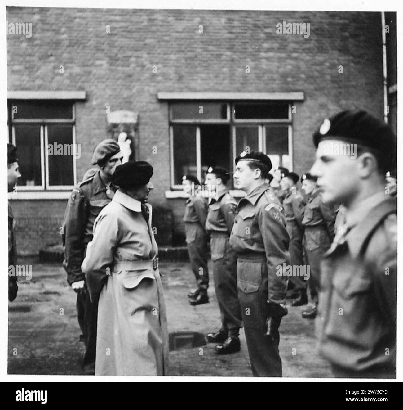 C-in-C INSPECTS HIS BODYGUARD - Pictures show the Commander-in-Chief ...