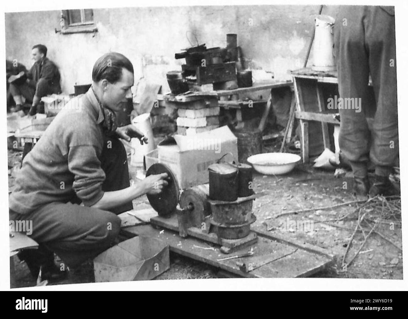 Home made apparatus Black and White Stock Photos & Images - Alamy