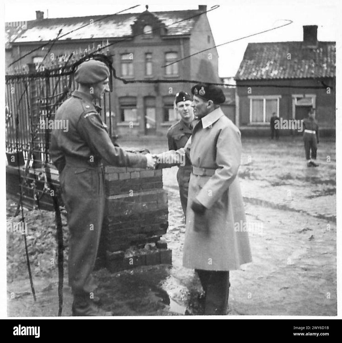 The Commander-in-Chief inspects his bodyguard, reviewing personnel and ...