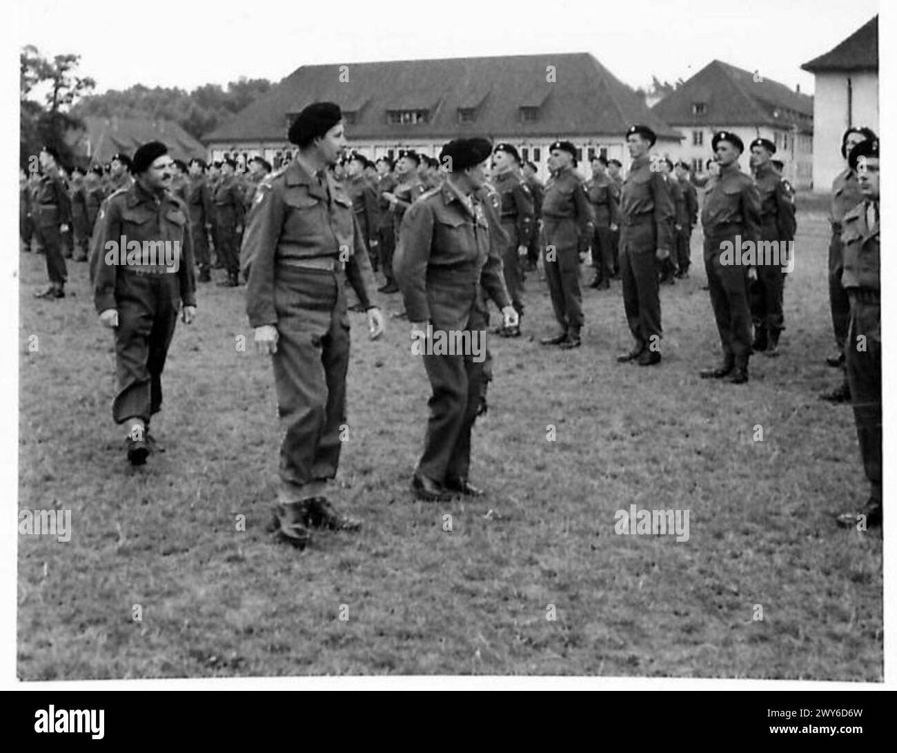 Command-in-Chief inspects the 4th Battalion Grenadier Guards during an ...