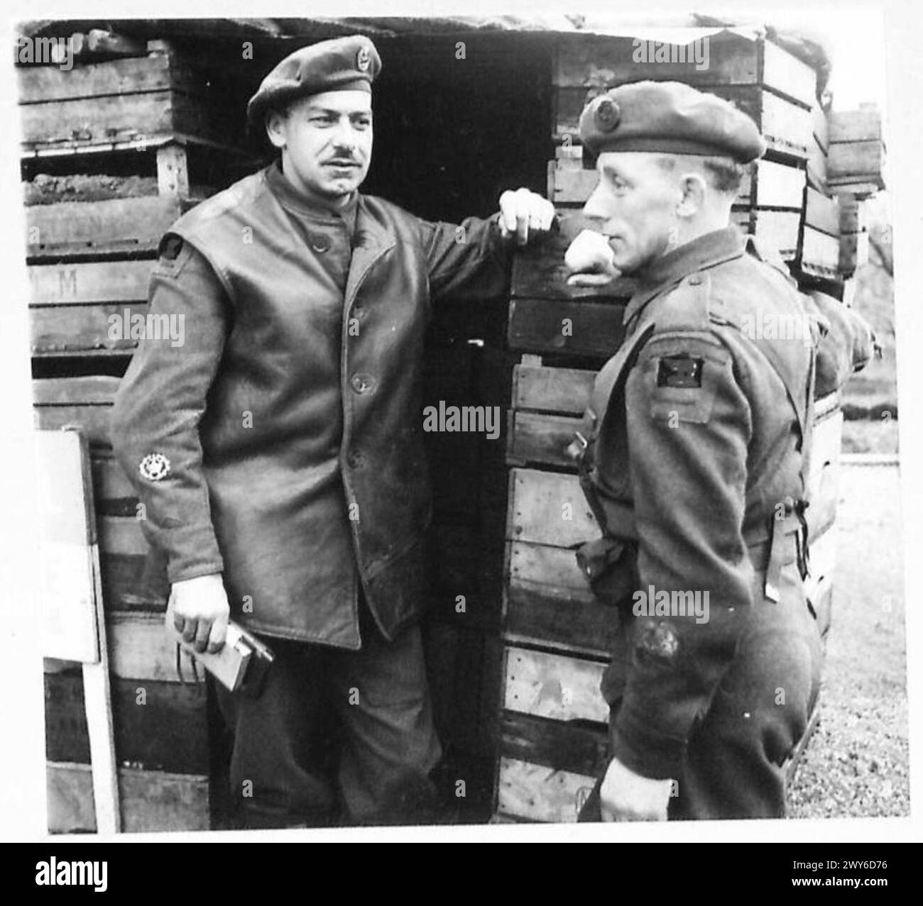 SPECIAL FOR KEMSLEY NEWSPAPERS LTD SHEFFIELD - RQMS Jessup, of Hornwell ...