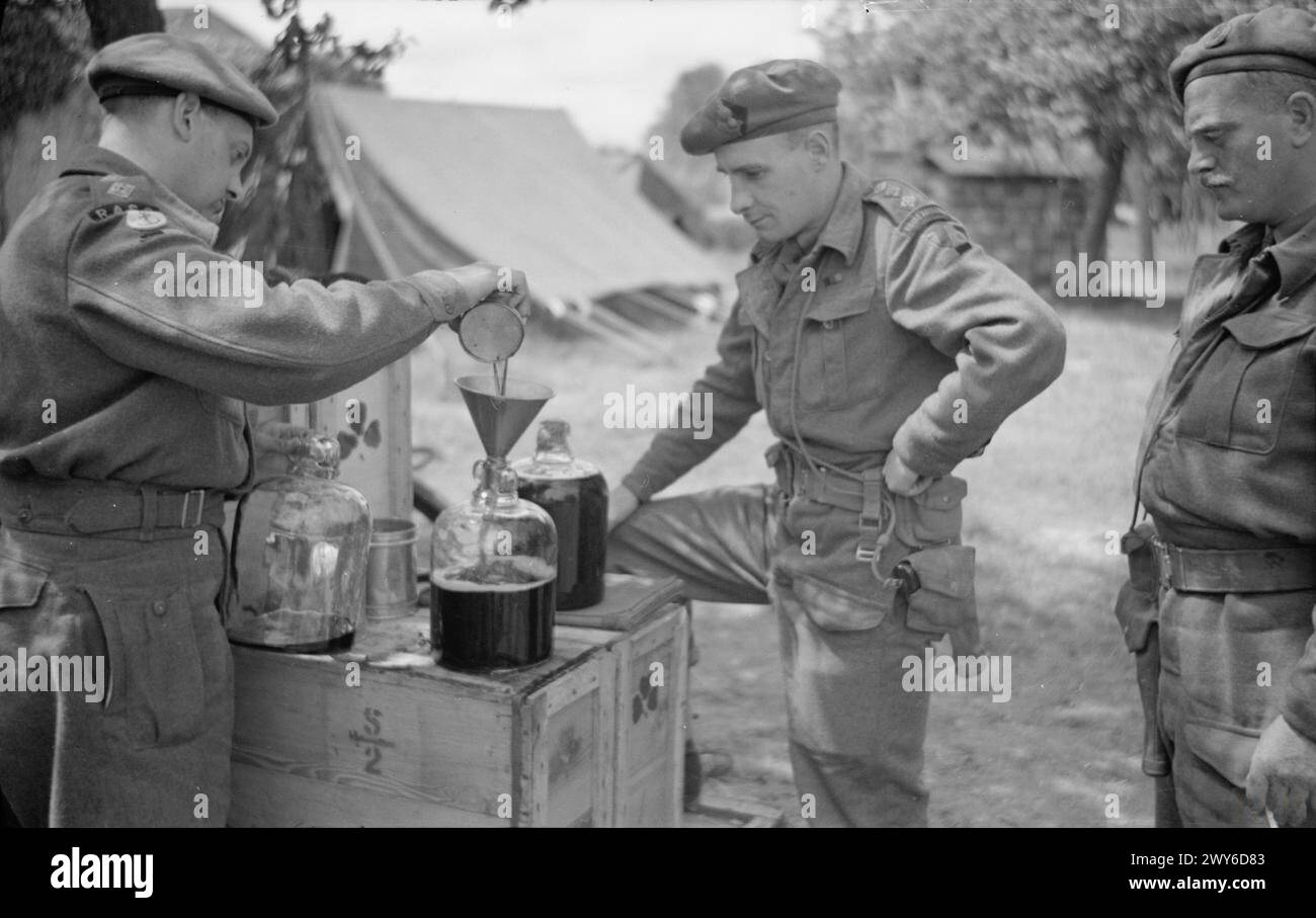 THE BRITISH ARMY IN NORTH-WEST EUROPE 1944-1945 - the rum ration being ...