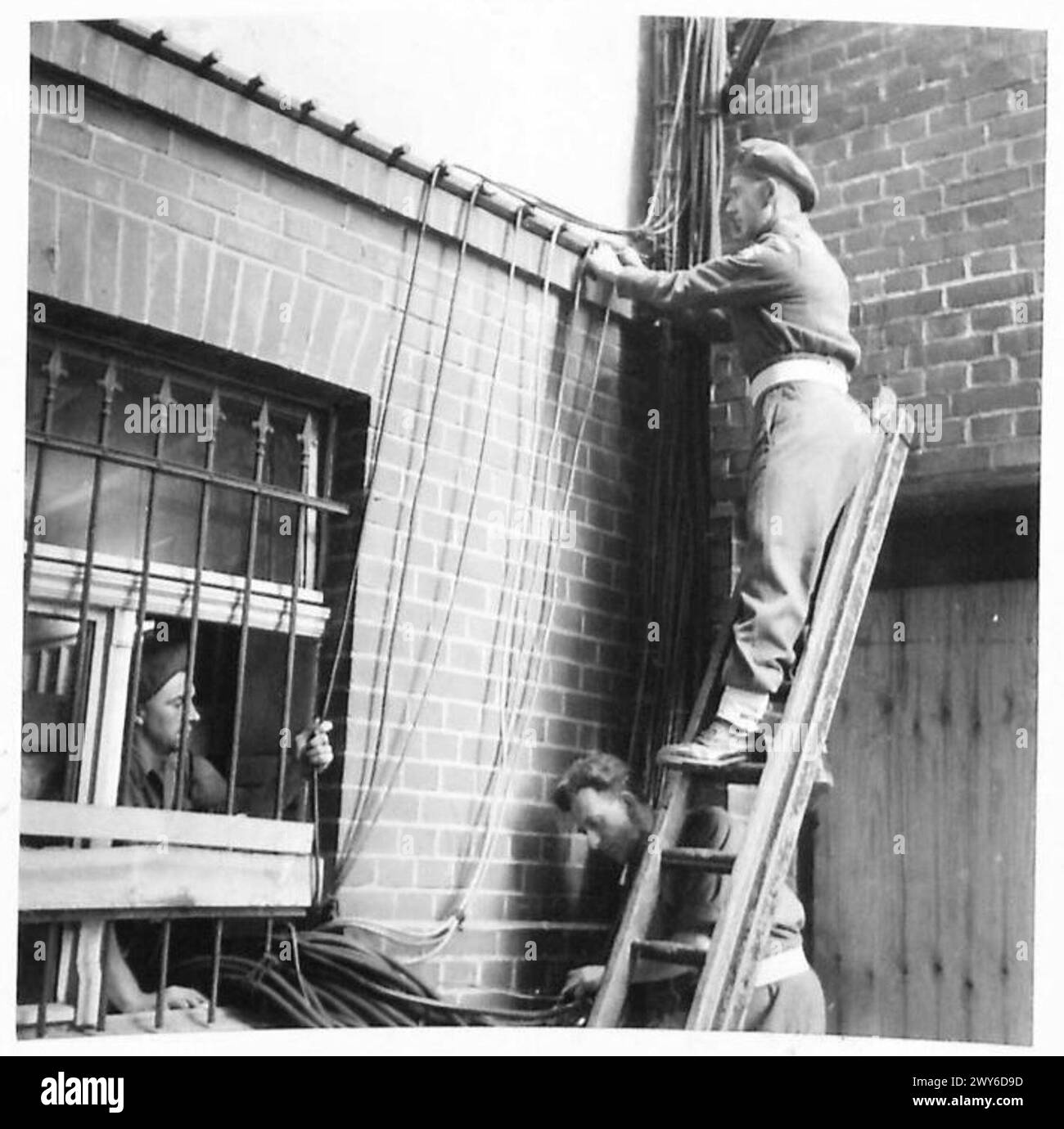 2ND ARMY SIGNALS - Left to right - Sgmn. G. King of 1 Meadow View ...