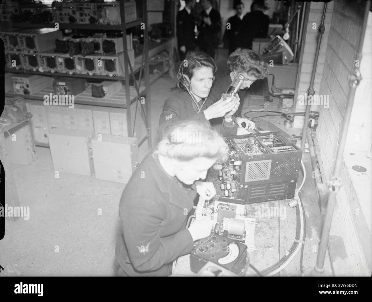 During World War II, leading Wrens served as radio mechanics repairing ...