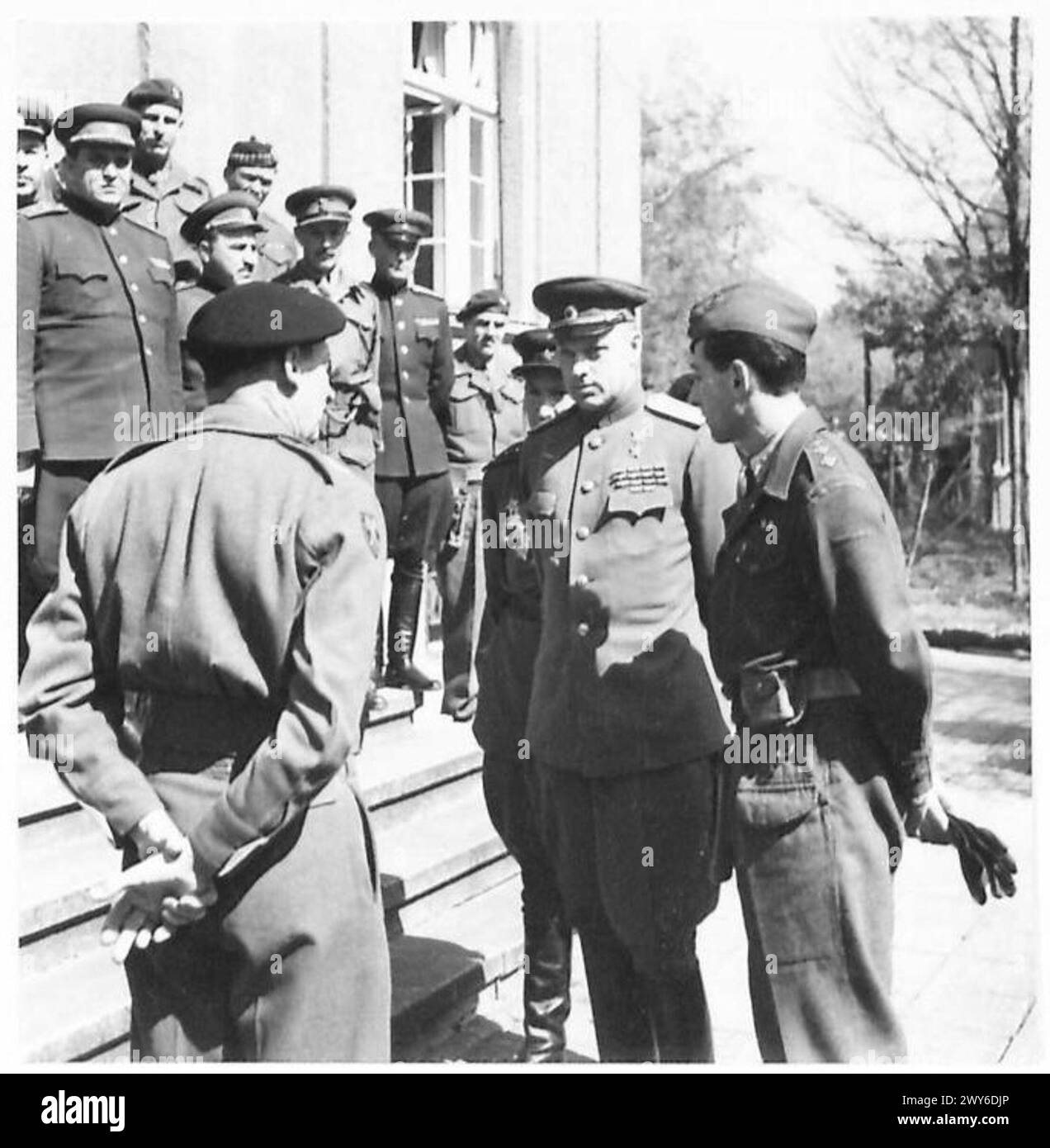 FIELD MARSHAL MONTGOMERY MEETS MARSHAL ROKOSSOVSKY - Field Marshal ...