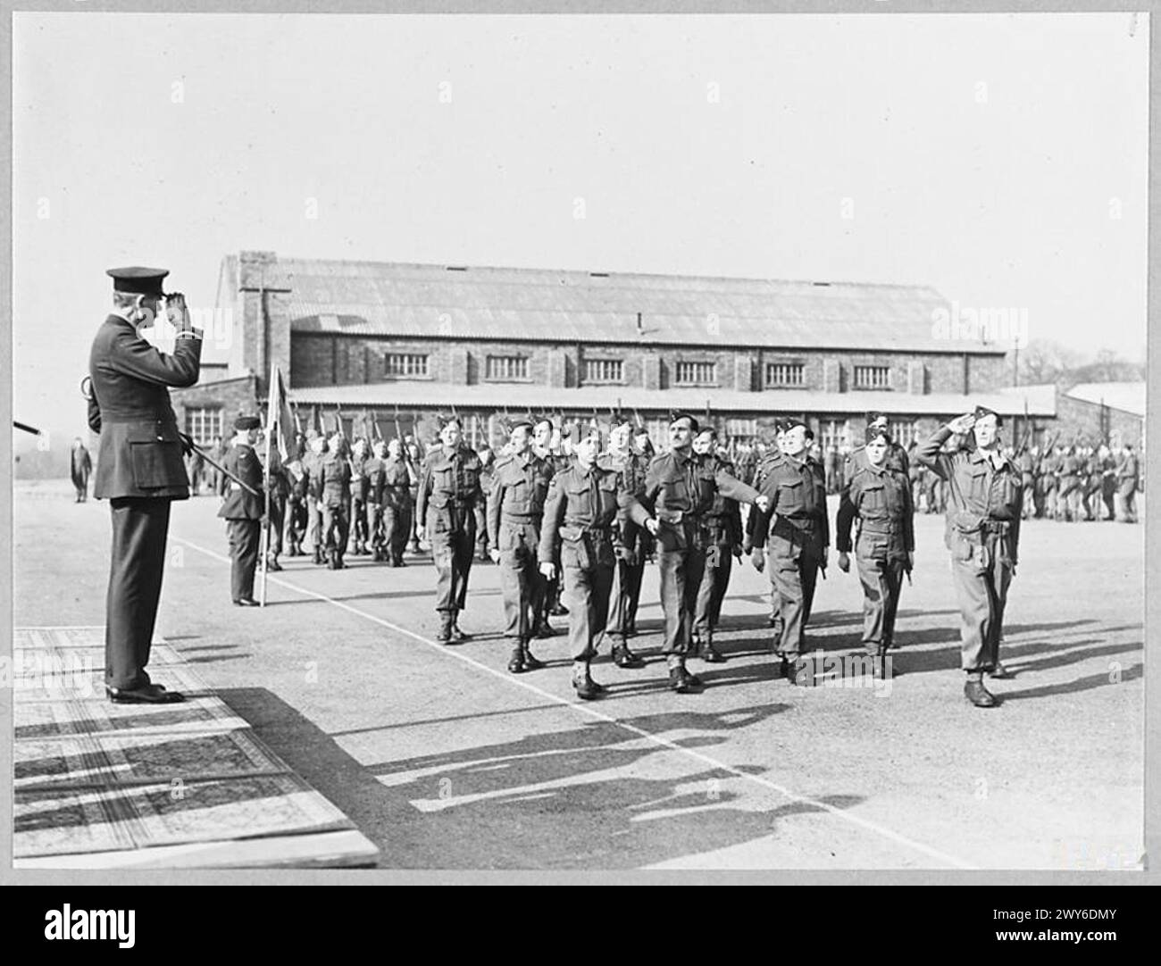LORD TRENCHARD INSPECTS SQUADRONS OF THE ROYAL AIR FORCE REGIMENT ...
