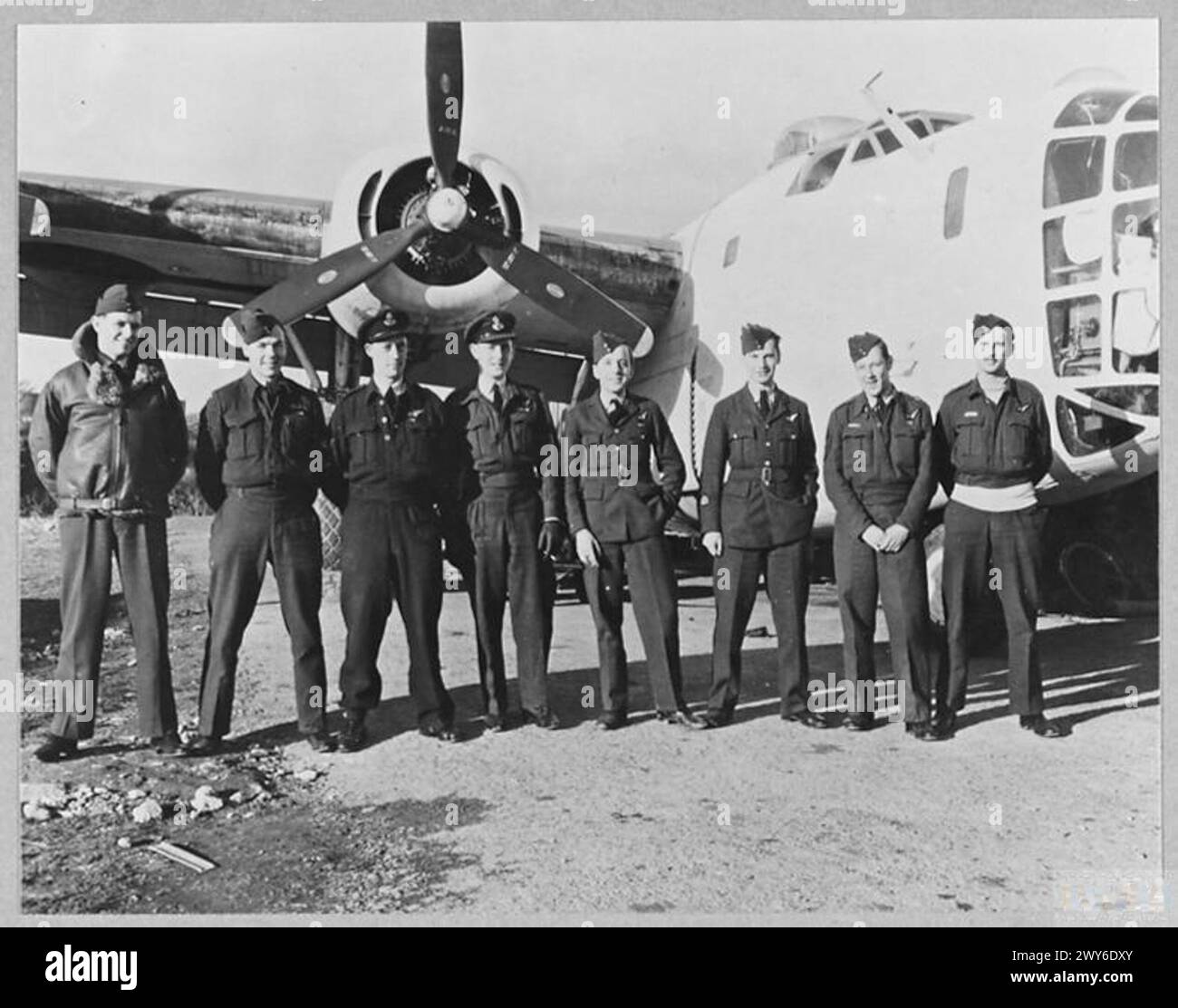 The crew of Coastal Command Liberator "C" included pilots, navigators ...