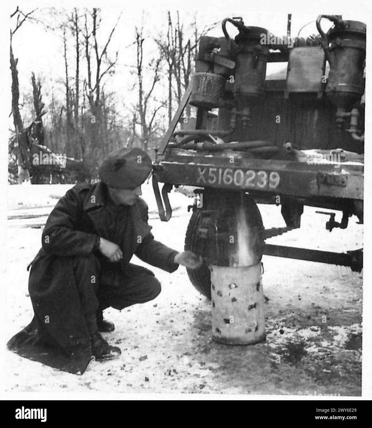 WATER POINT - Rfl H. Young, 25 John St. Forfar, Scotland, 7 Cameronians ...