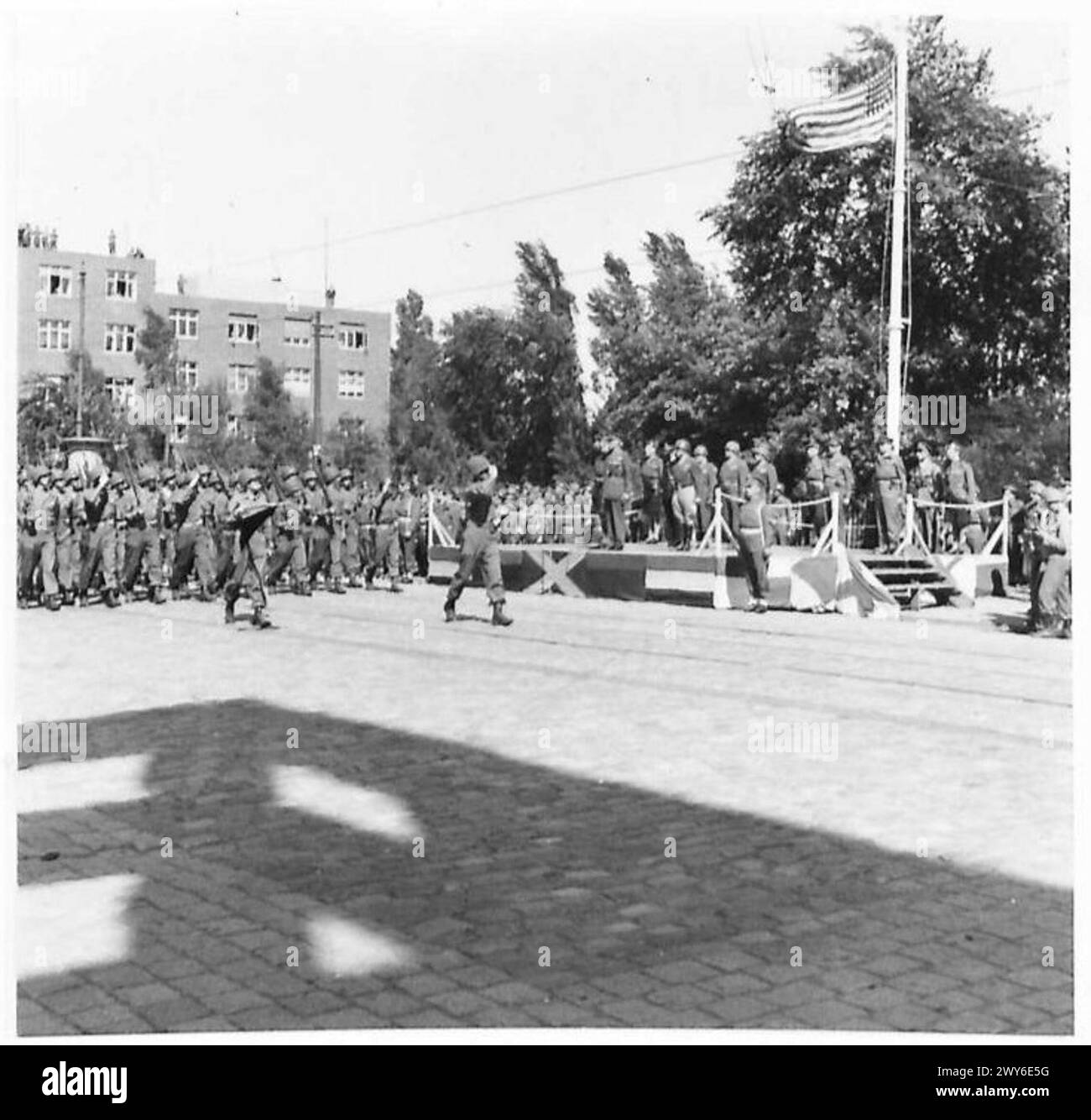 United states 29th infantry division Black and White Stock Photos ...