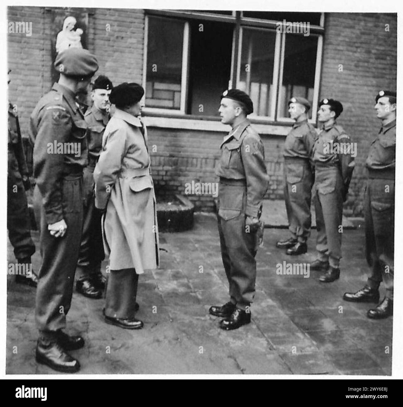 C-in-C INSPECTS HIS BODYGUARD - Pictures show the Commander-in-Chief ...