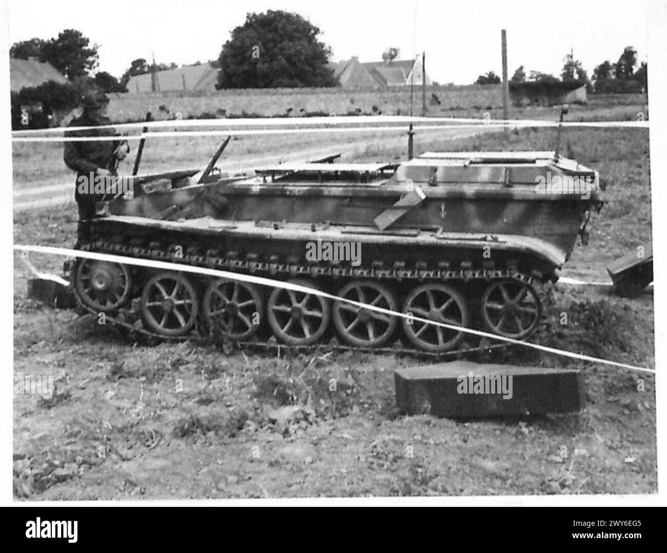 GERMAN REMOTE CONTROL VEHICLE CAPTURED - The captured German Remote ...