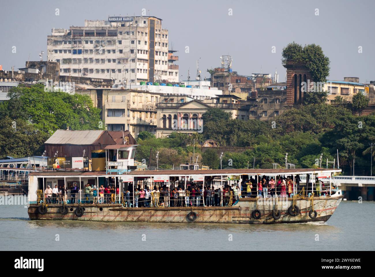 India, Kolkata, city riverfront ferry Stock Photo - Alamy