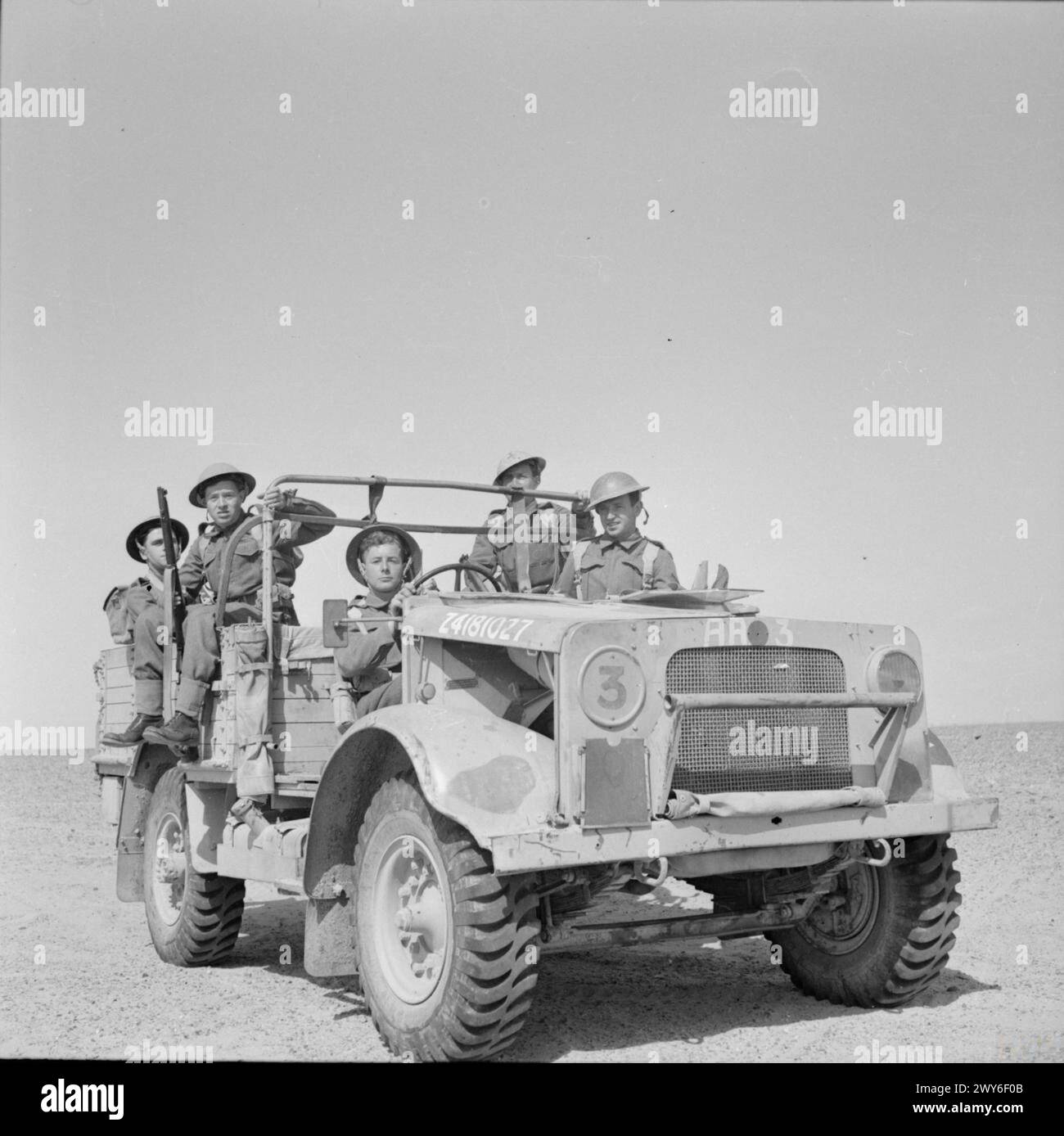 Rhodesian troops of the 60th King's Royal Rifles are transported in a ...
