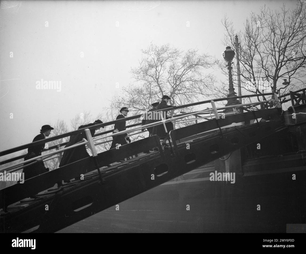 The Duchess of Kent, in the uniform of Commandant of the WRNS, visits ...