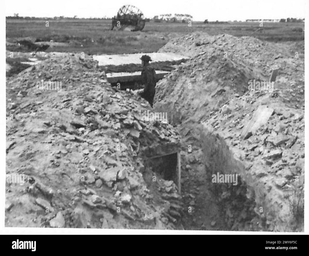 Concrete trenches Cut Out Stock Images & Pictures - Alamy