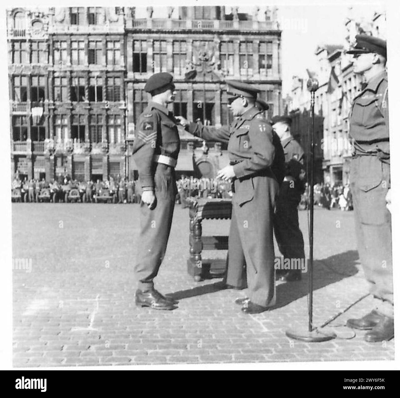 Sergeant Goffinet of the 1st Belgian Independent Parachute Squadron ...