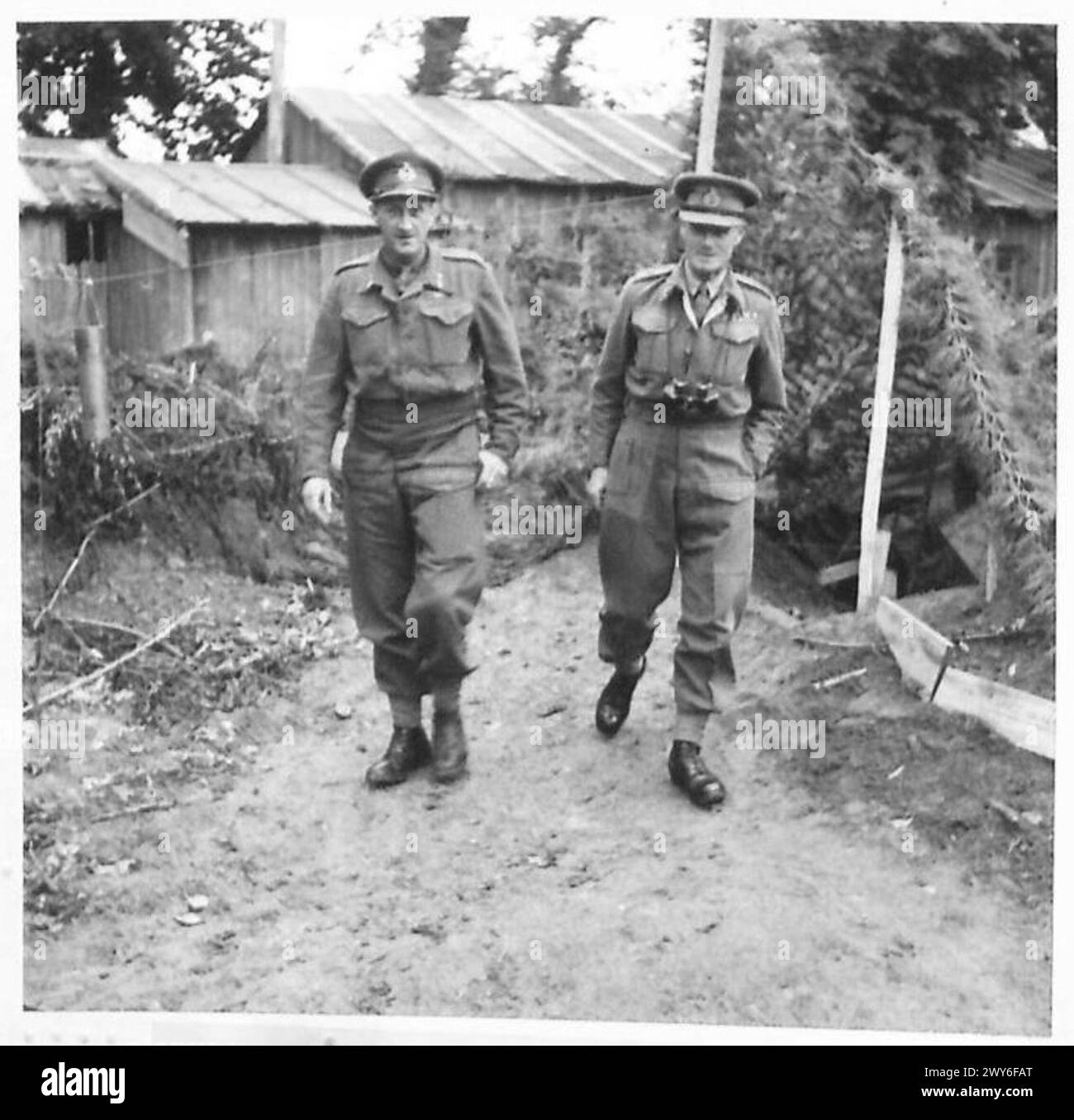 Major General L.G. Whistler, Commander of 3 British Division ...