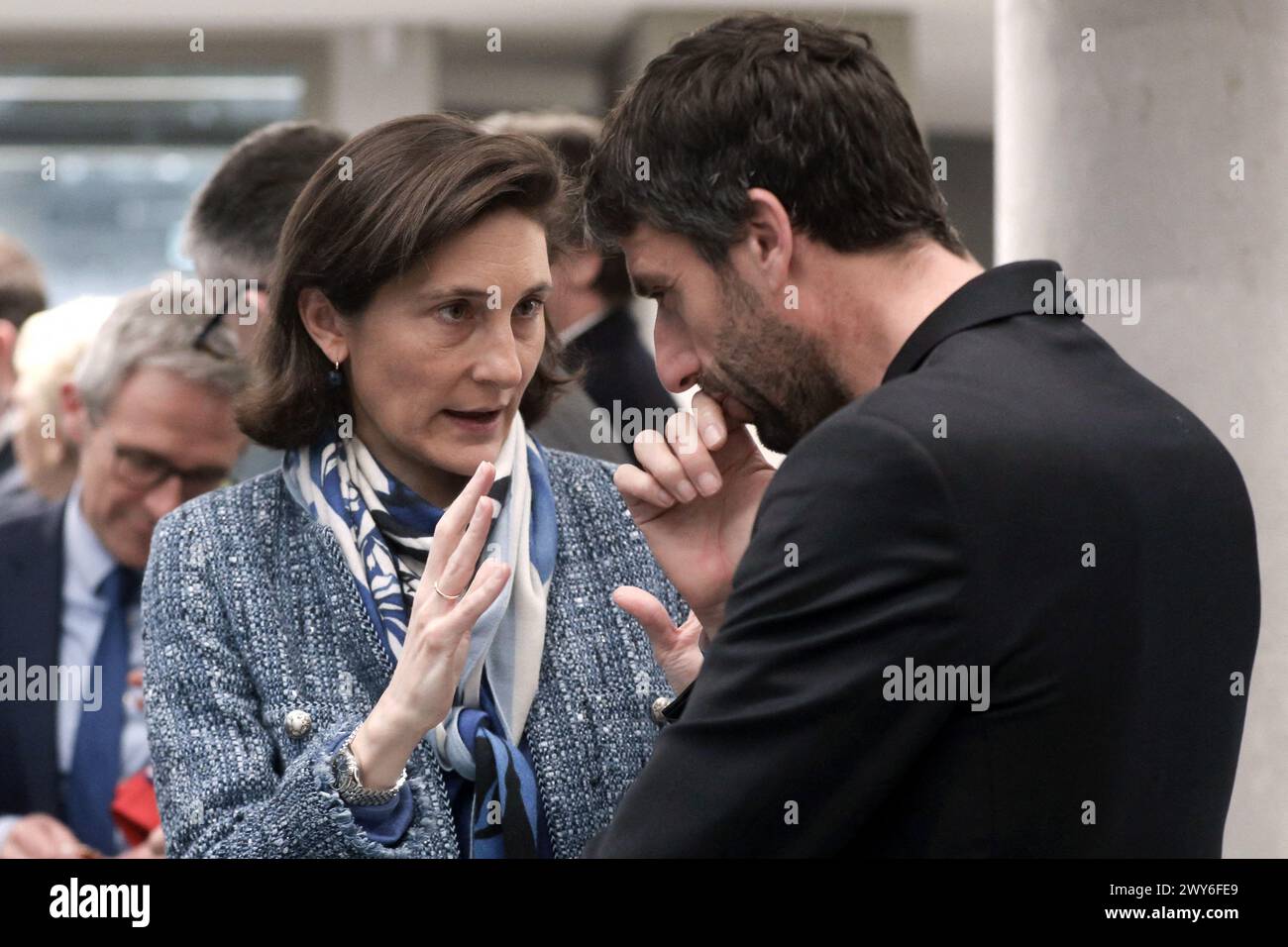 French Sports, Olympic and Paralympic Games Minister Amelie Oudea ...