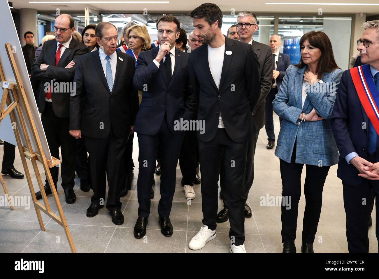 Saint Denis, France. 04th Apr, 2024. Grand Paris' Metropole President ...