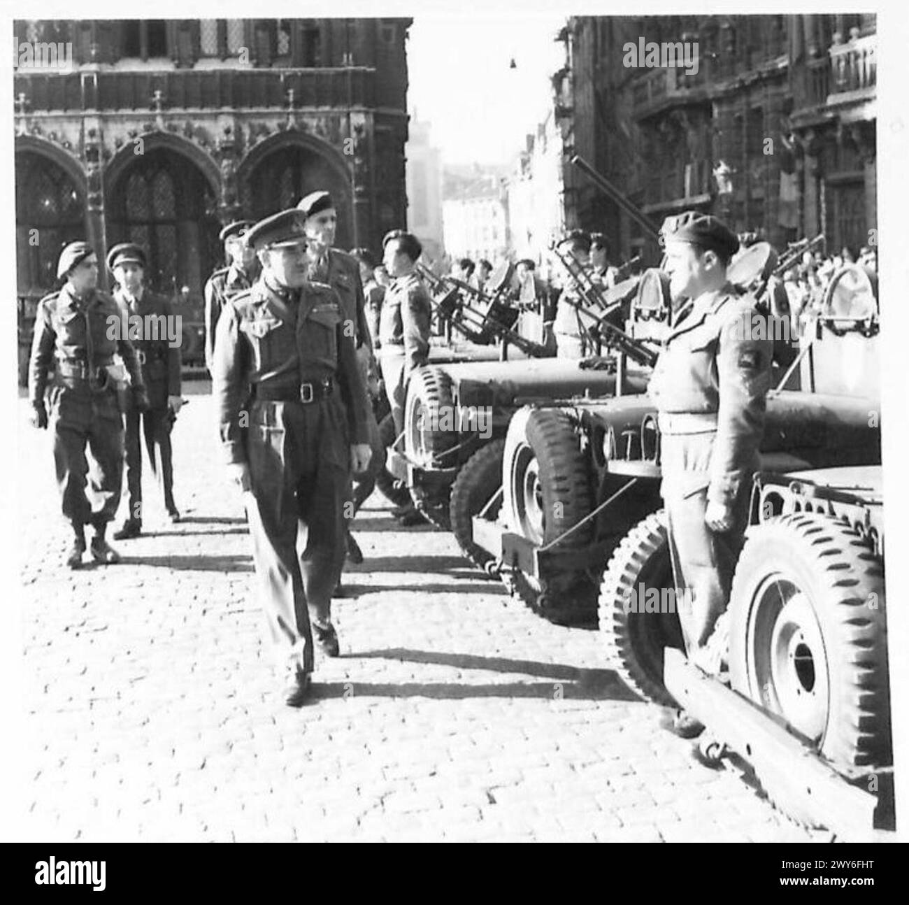 Belgian army general Black and White Stock Photos & Images - Alamy