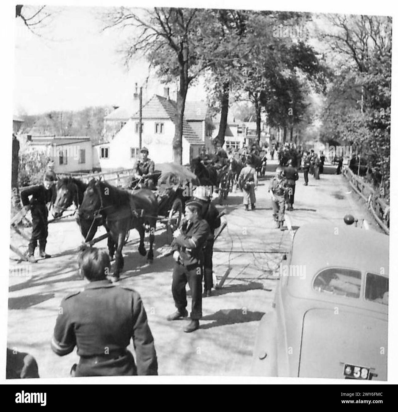 British cross german frontier hi-res stock photography and images - Alamy