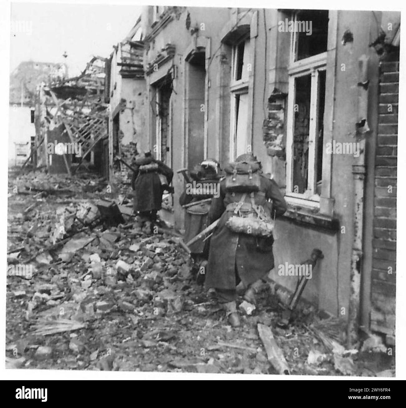 Men of the 4th Battalion, Royal Welch Regiment, are stationed in Weeze ...