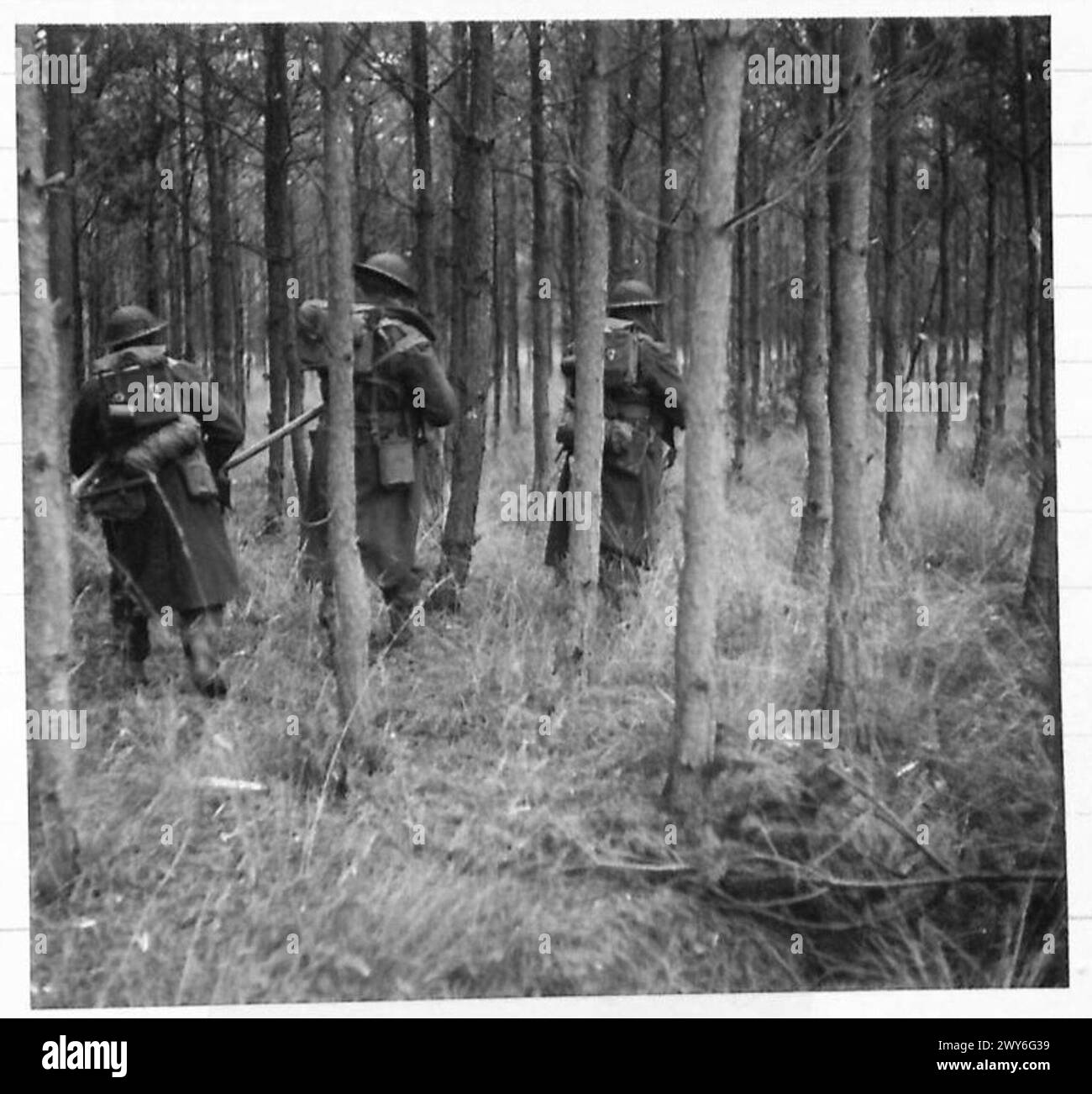 ROYAL SCOTTISH FUSILIERS REINFORCE RIGHT FLANK IN DRIVE FOR HOLLAND ...