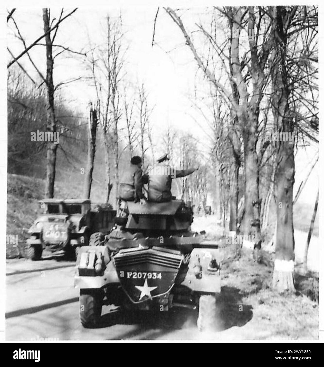 The Prime Minister travels along the Xanten-Kalkar Road in North-West ...