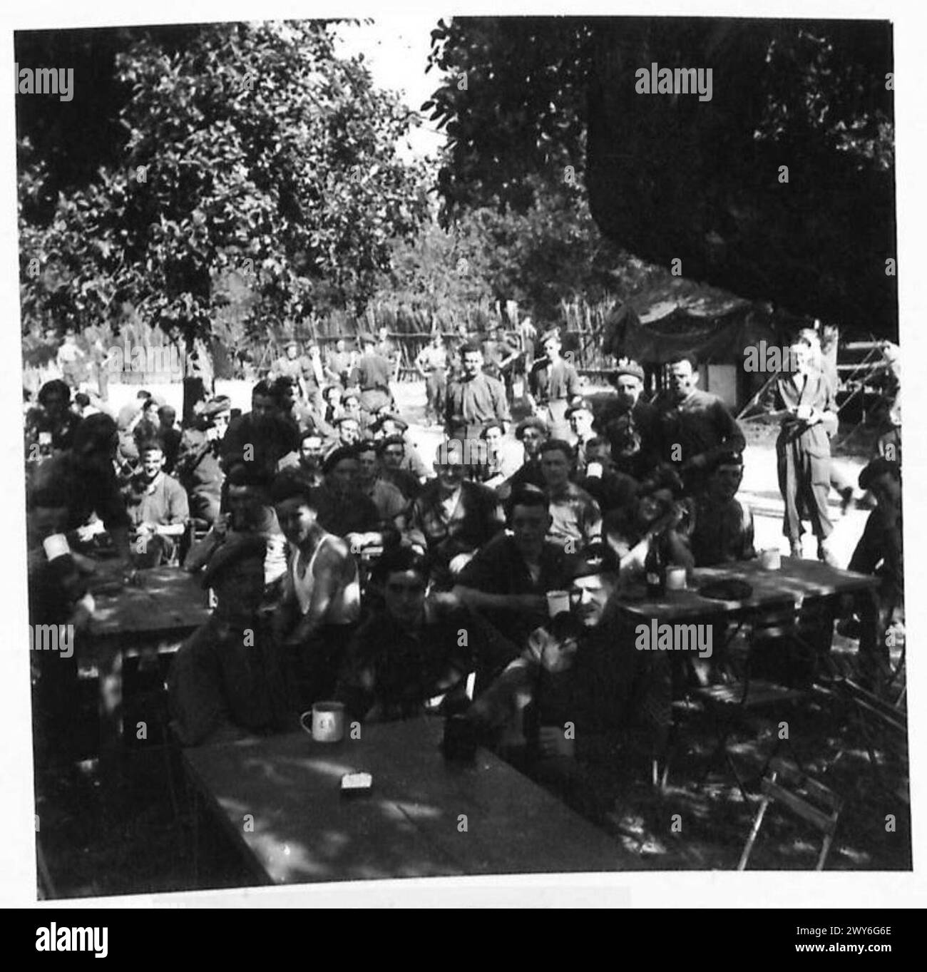 Camp tea Black and White Stock Photos & Images - Alamy
