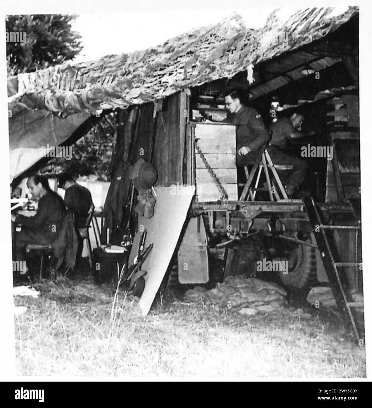 A CORPS HQ. IN FRANCE - The Corps Chief Engineer Dept, housed in a 3 ...
