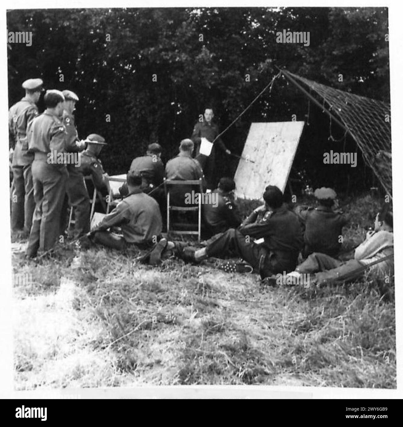 Army map normandy Black and White Stock Photos & Images - Alamy