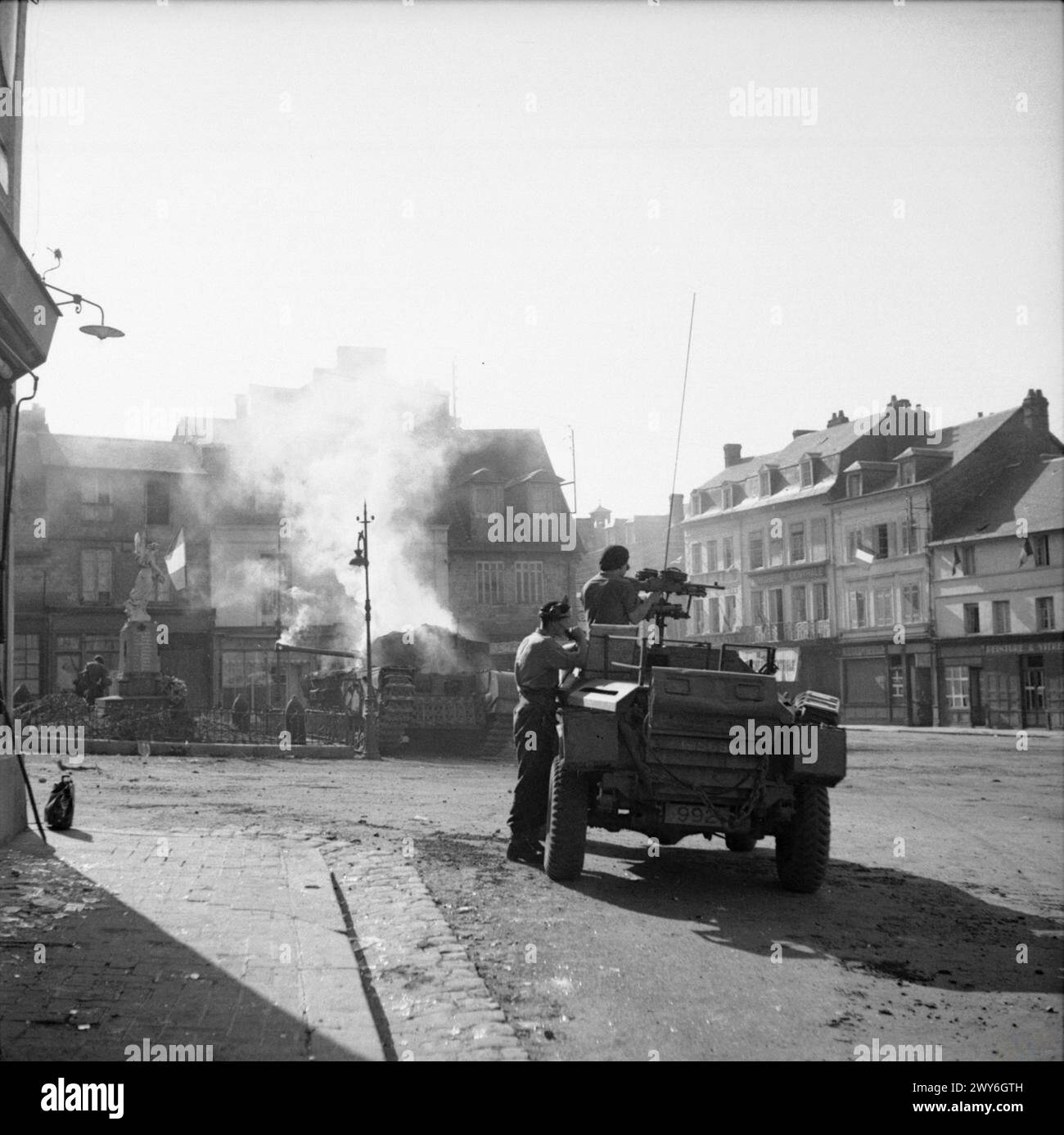 THE BRITISH ARMY IN NORTH-WEST EUROPE 1944-45 - A Humber scout car crew ...