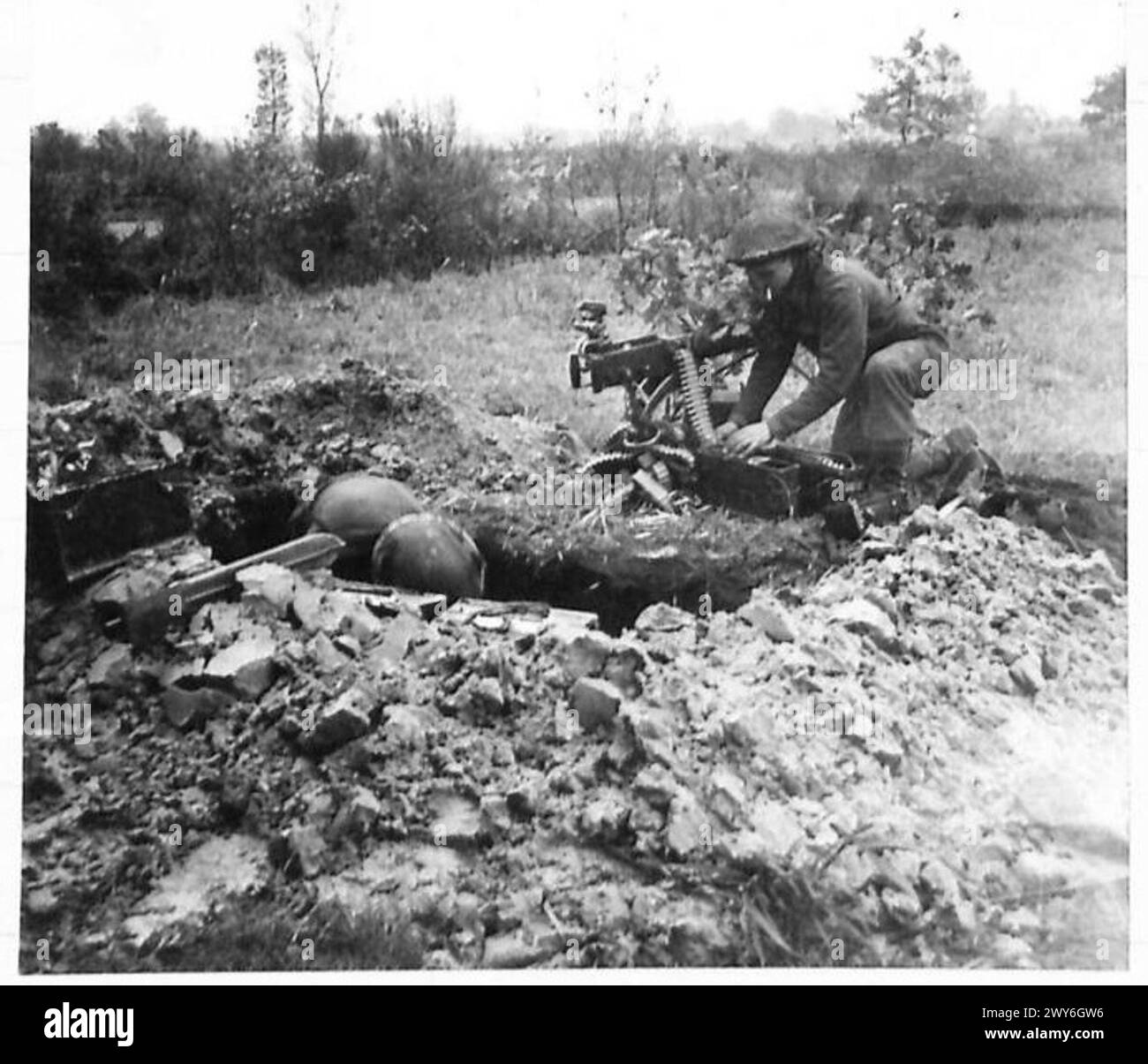 World war german machine guns Cut Out Stock Images & Pictures - Alamy