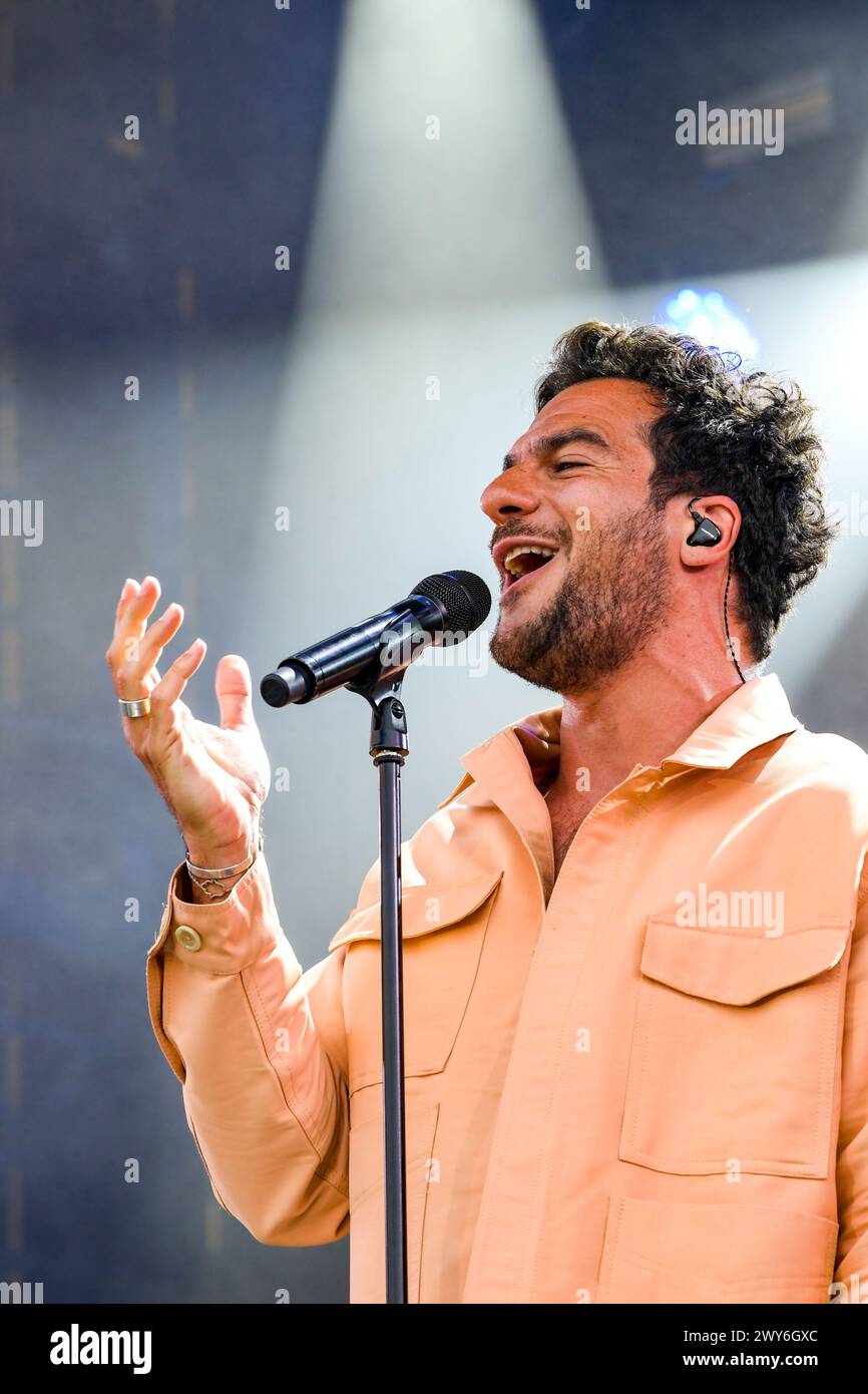 8th edition of the Rouen Armada (gathering of tall ships). Concert of ...