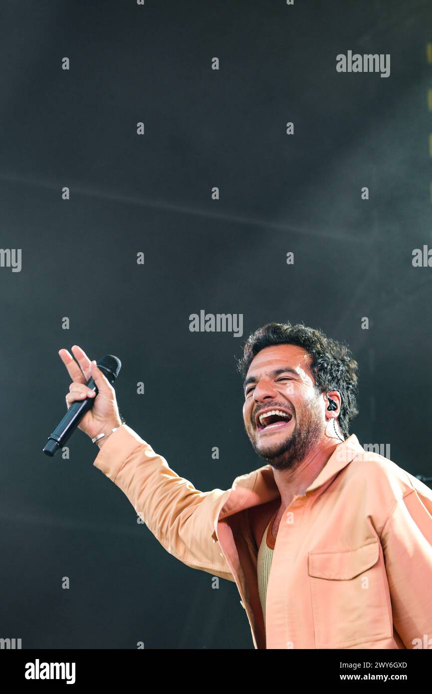 8th edition of the Rouen Armada (gathering of tall ships). Concert of ...