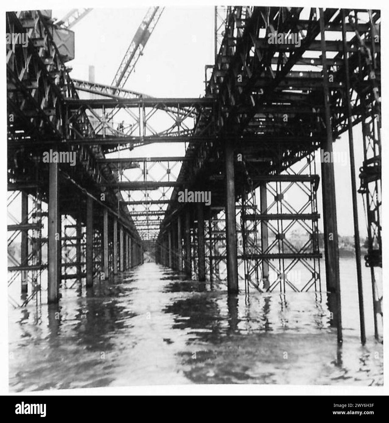 PERMANENT RHINE BRIDGES - The double line bridges photographed from ...