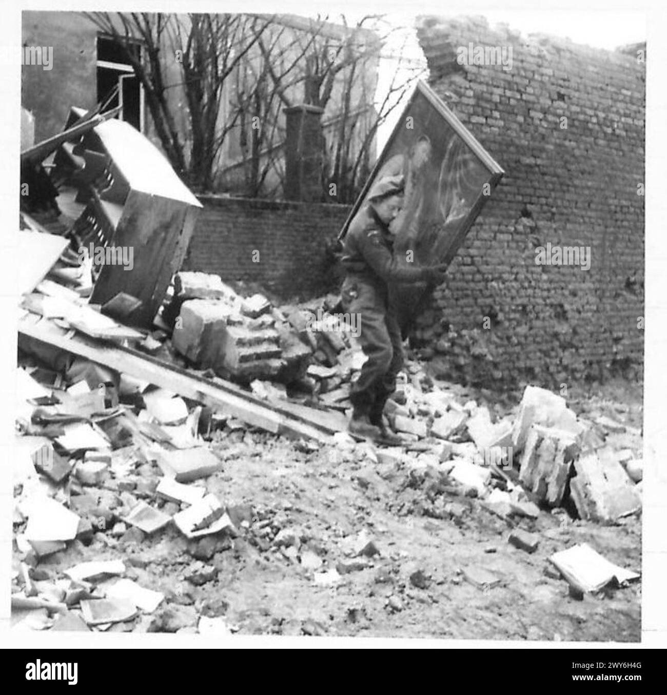 SALVAGING HISTORY - Also in the bomb-damaged house were some old ...