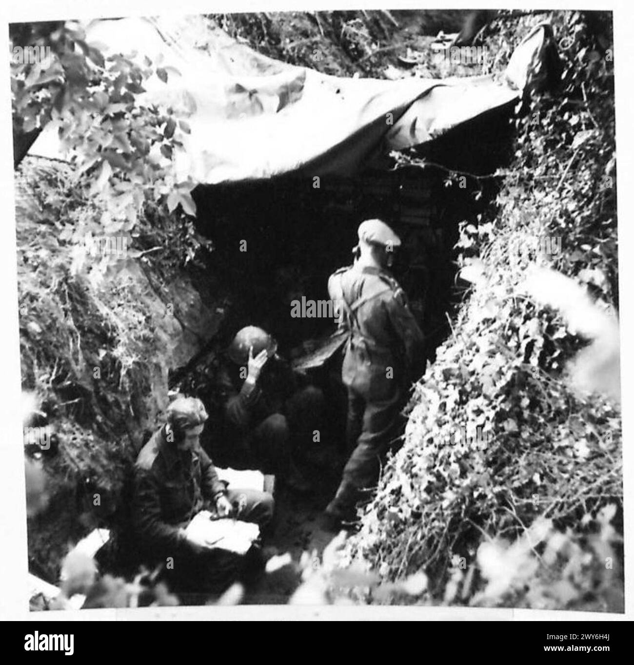 THE NORMANDY OFFENSIVE - VARIOUS - The Battle Headquarters of the 3 ...