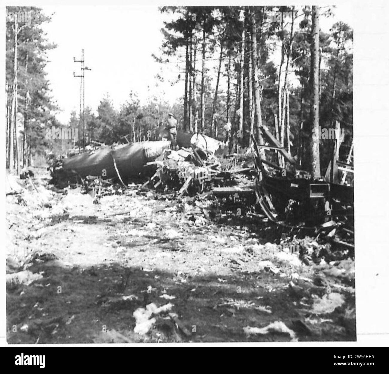 V.2 WEAPON SITE AND CHEMICAL FACTORY CAPTURED - V.2 weapons destroyed ...