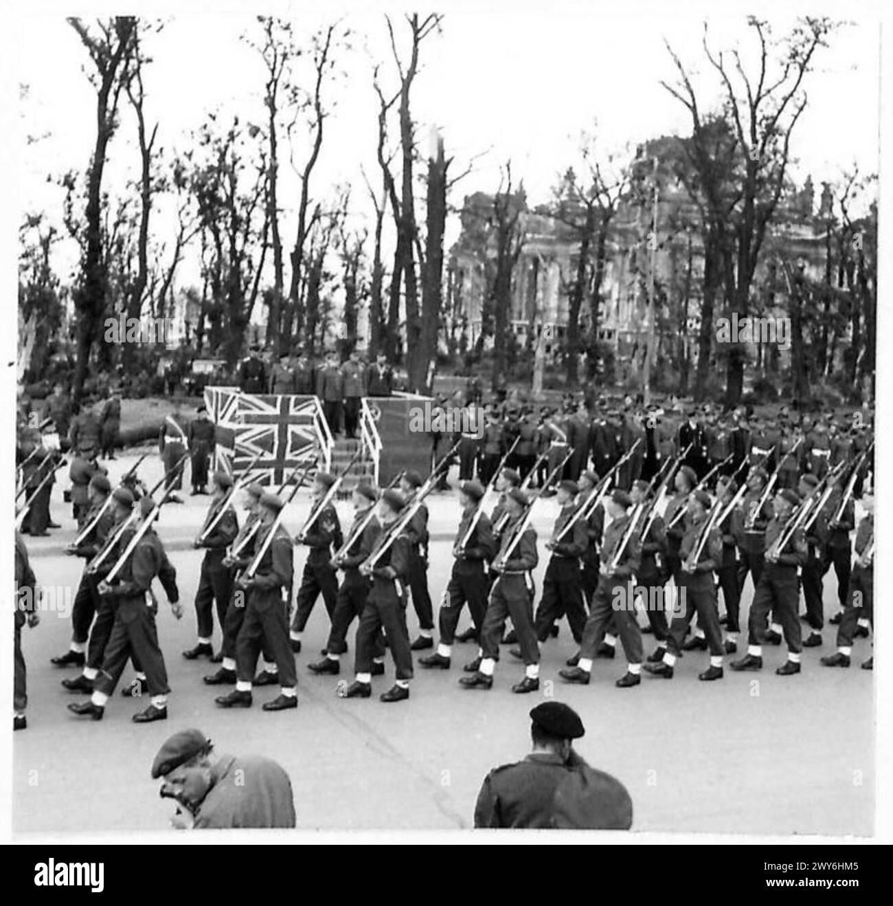 Field Marshal Montgomery conducts an investiture ceremony for Russian ...